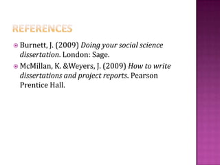 Writing A Research Proposal | PPTX