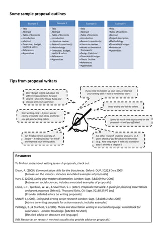Writing a research proposal.pdf | Postgraduate Education | College Education
