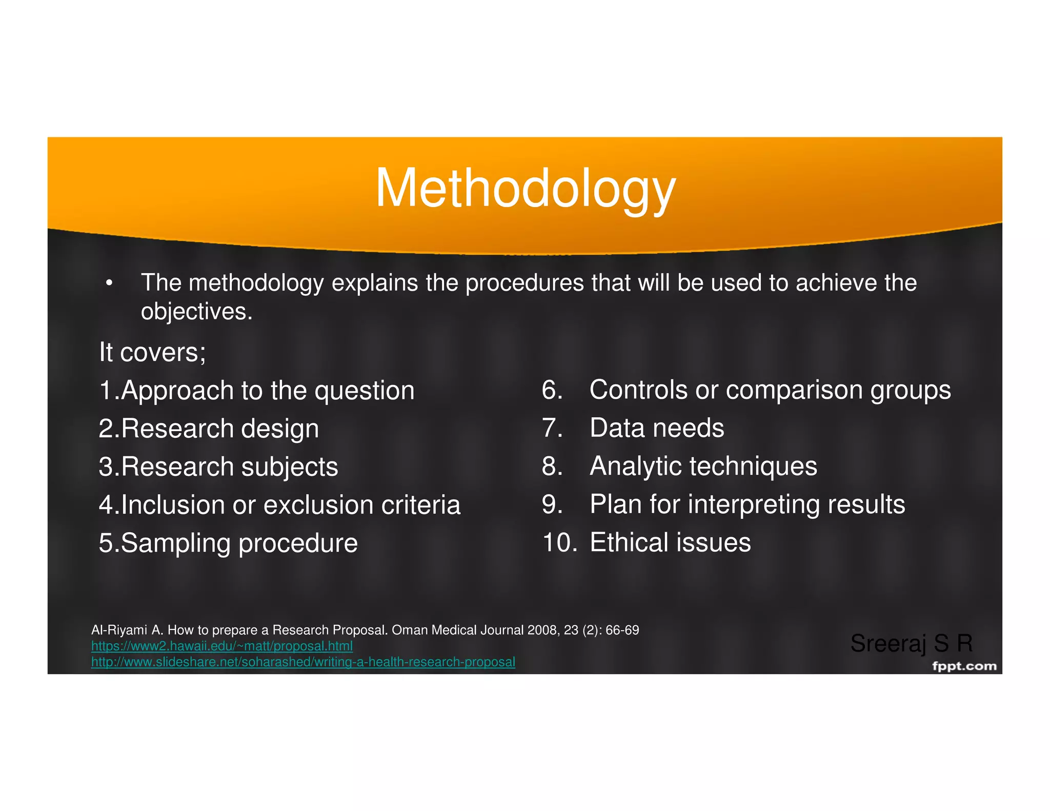 Writing a research proposal | PDF