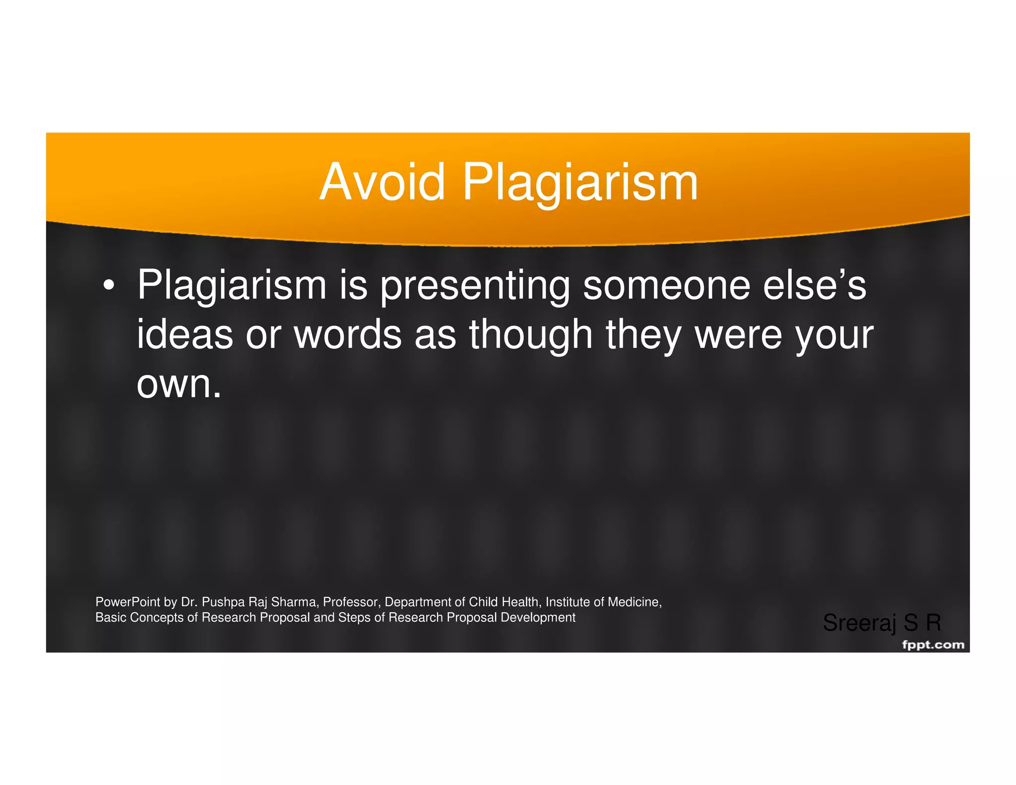 Writing a research proposal | PDF