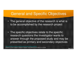 Writing a research proposal | PDF