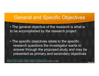 writing a research proposals | PPT
