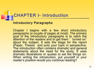 Writing a research report | PPT