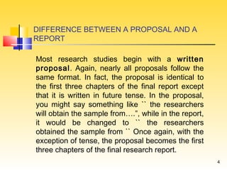 Writing a research report | PPT