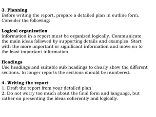Writing a research report | PPTX