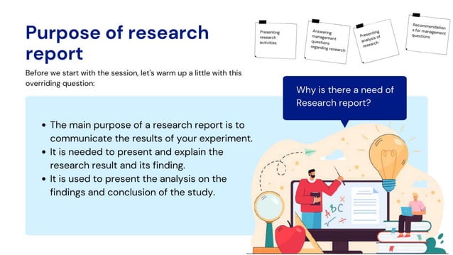 Writing a research report | PPT