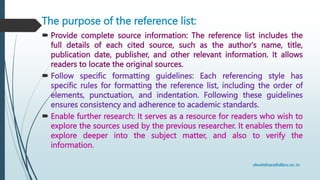 Writing A Research Report Part-2 Referencing.pptx