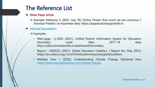 Writing A Research Report Part-2 Referencing.pptx