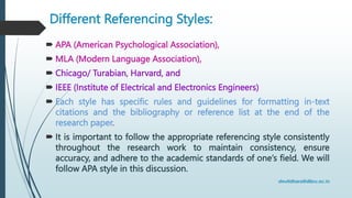 Writing A Research Report Part-2 Referencing.pptx