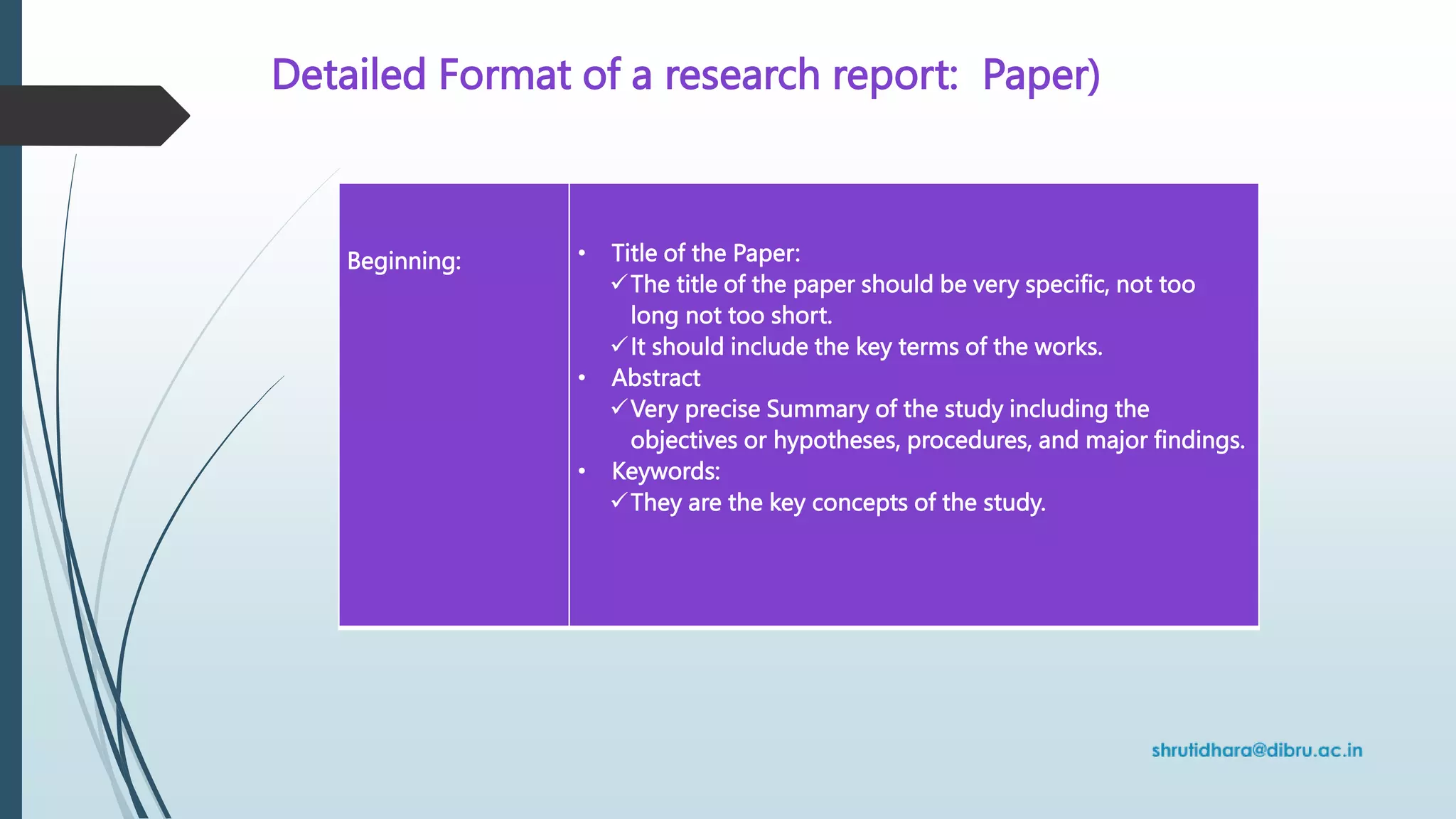 Writing A Research Report , Part 1.pptx