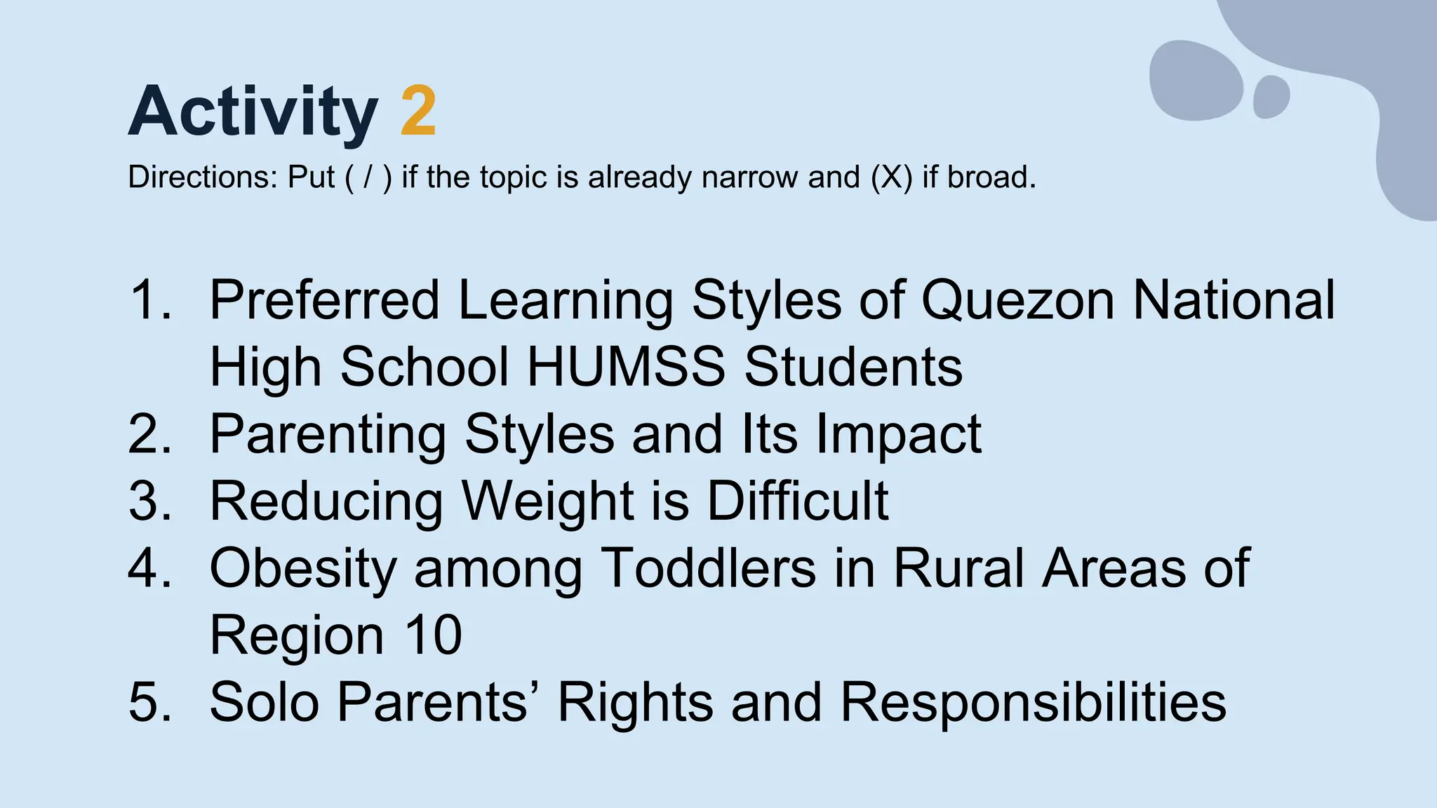 PRACTICAL RESEARCH 1: Lesson 6: WRITING A RESEARCH TITLE.pptx