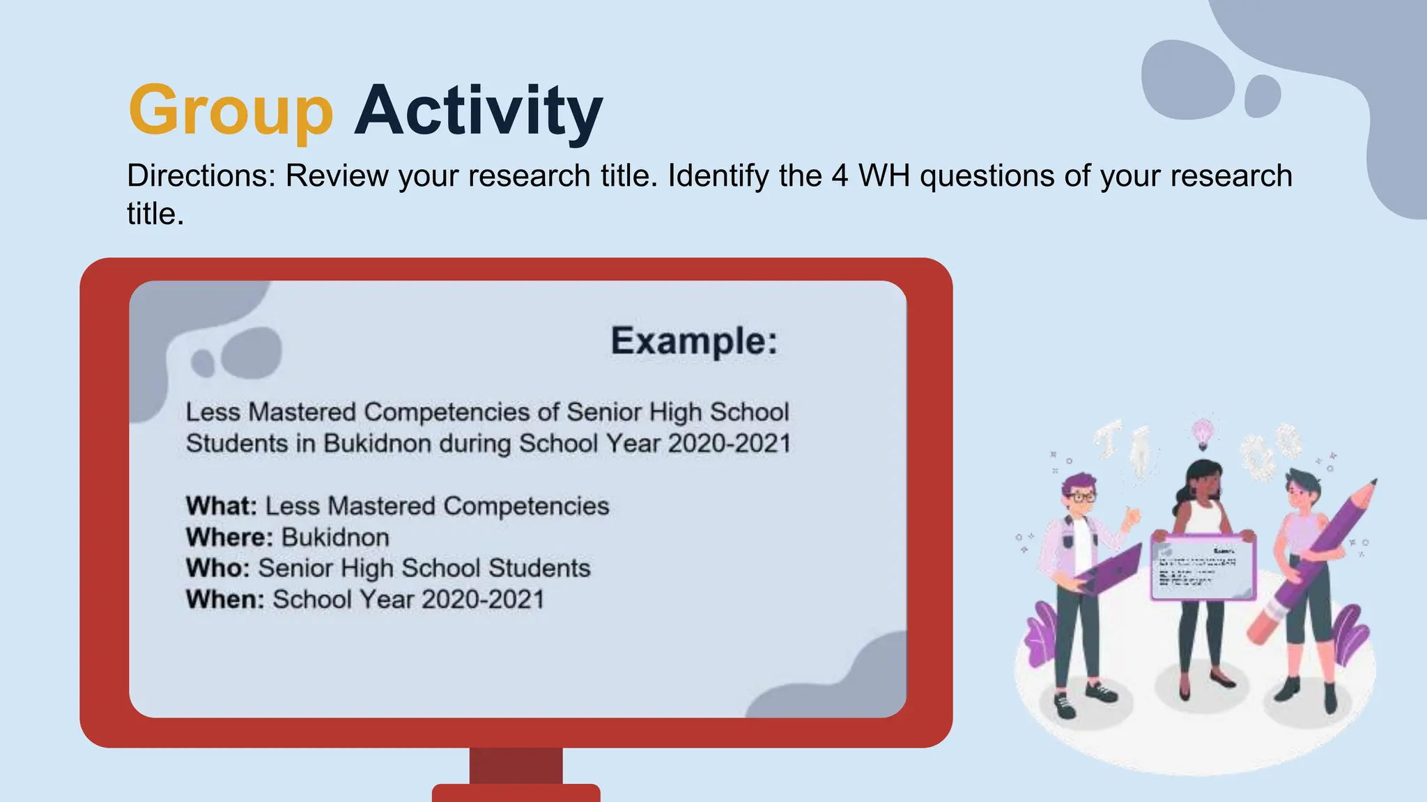 PRACTICAL RESEARCH 1: Lesson 6: WRITING A RESEARCH TITLE.pptx