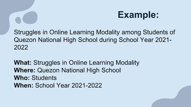 PRACTICAL RESEARCH 1: Lesson 6: WRITING A RESEARCH TITLE.pptx ...