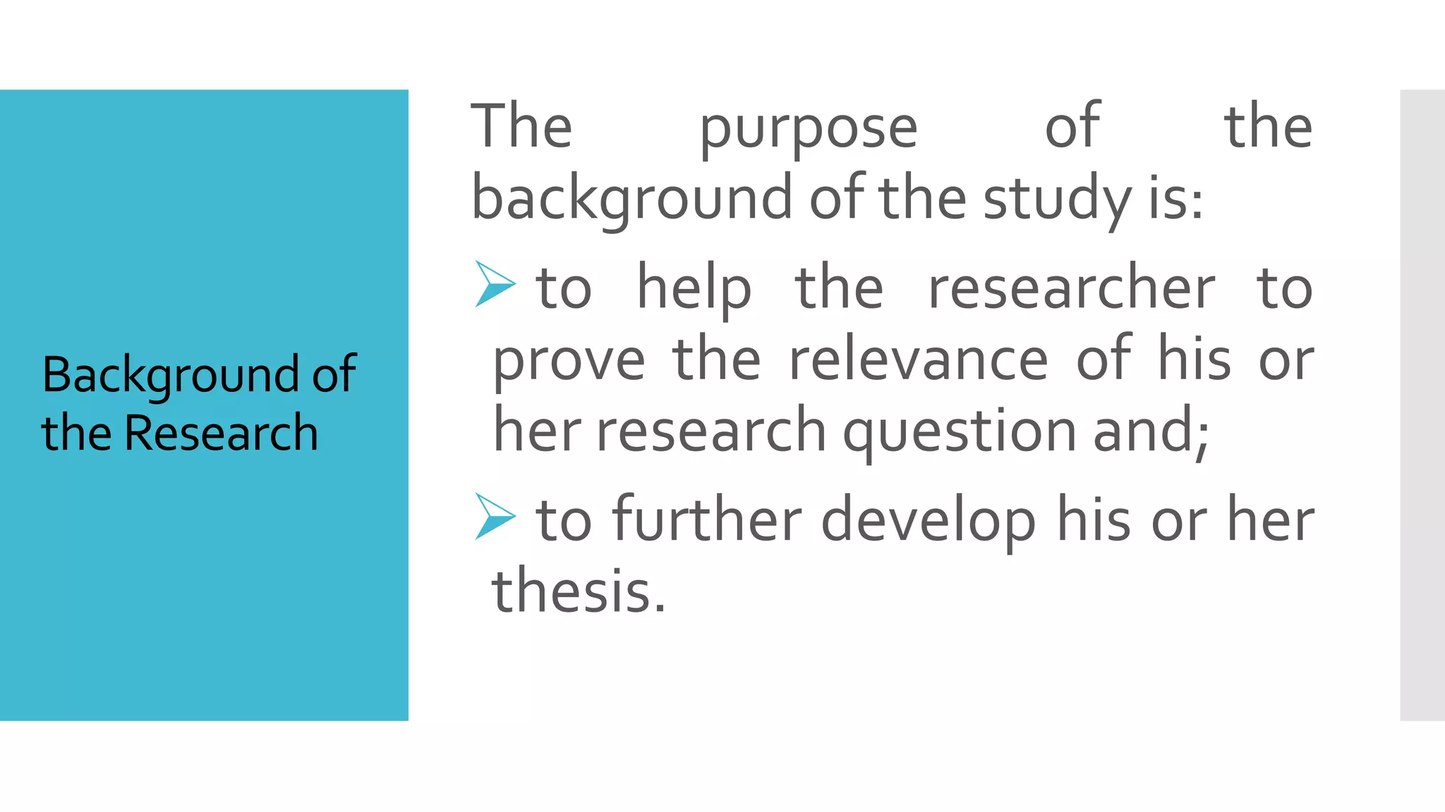 Writing a Research Title, SOP,Background, Scope and Delimitation,.pptx