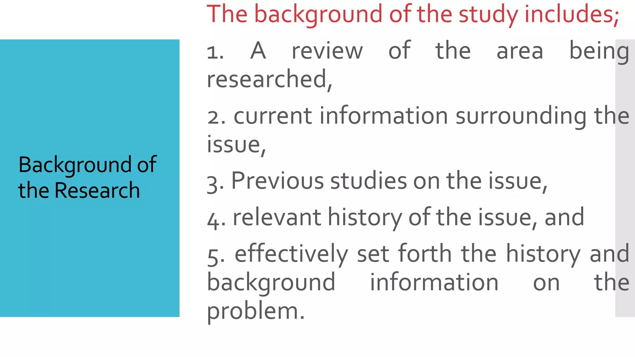 Writing a Research Title, SOP,Background, Scope and Delimitation,.pptx