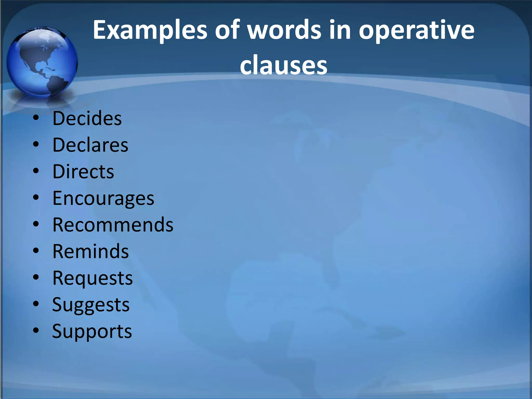 Writing a Resolution | PPTX