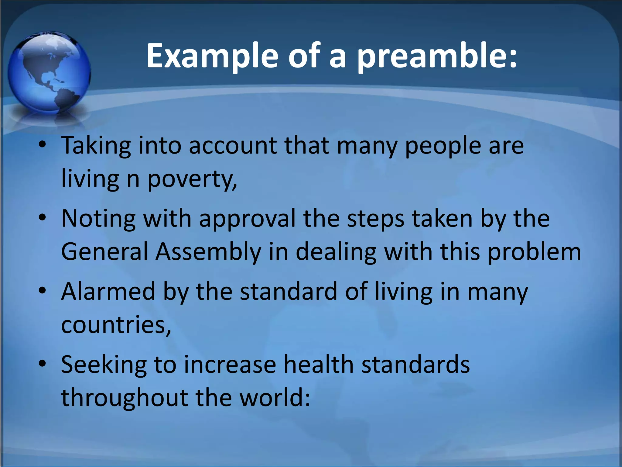 Writing a Resolution | PPTX