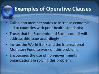 Writing a Resolution | PPTX