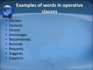 Writing a Resolution | PPTX