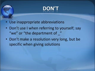 Writing a Resolution | PPTX