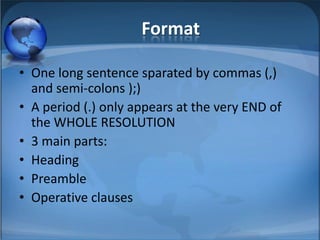 Writing a Resolution | PPTX