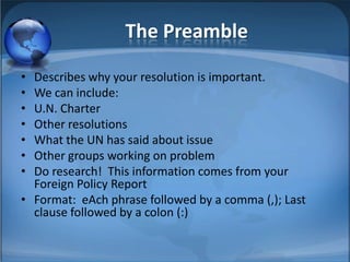 Writing a Resolution | PPTX