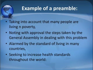 Writing a Resolution | PPTX