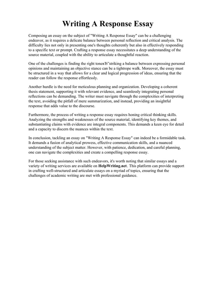 Writing A Response Essay.pdf