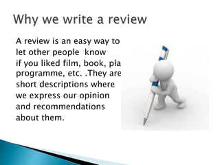 Writing a review | PPTX