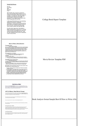 Writing A Review Essay | PDF | Books and Literature