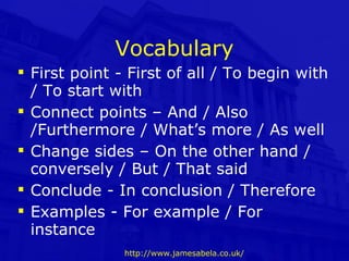 Writing arguments (pros and cons) | PDF