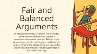 Writing Arguments English Educational Presentation in Brown and Yellow ...