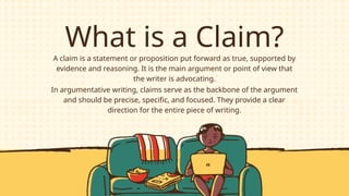 Writing Arguments English Educational Presentation in Brown and Yellow ...