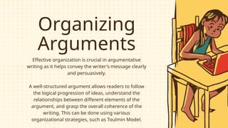 Writing Arguments English Educational Presentation in Brown and Yellow ...