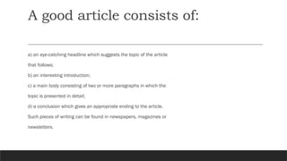 How ro write a successful article as a student(1).pptx