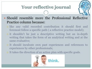 Writing as a reflective tool | PPT