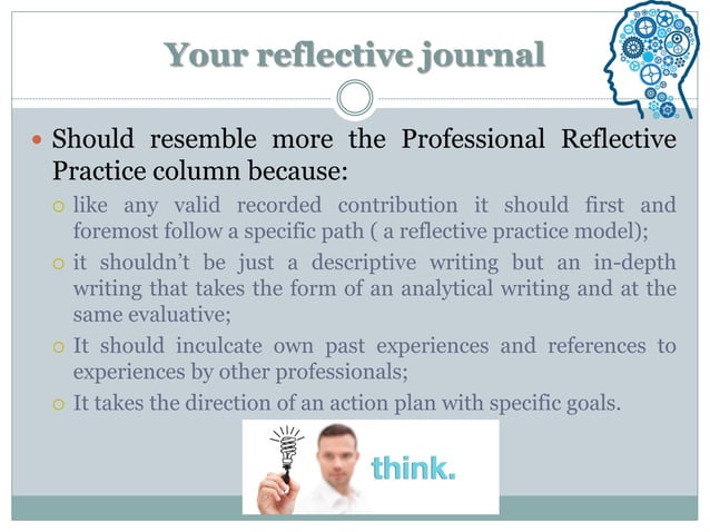 Writing as a reflective tool | PPT