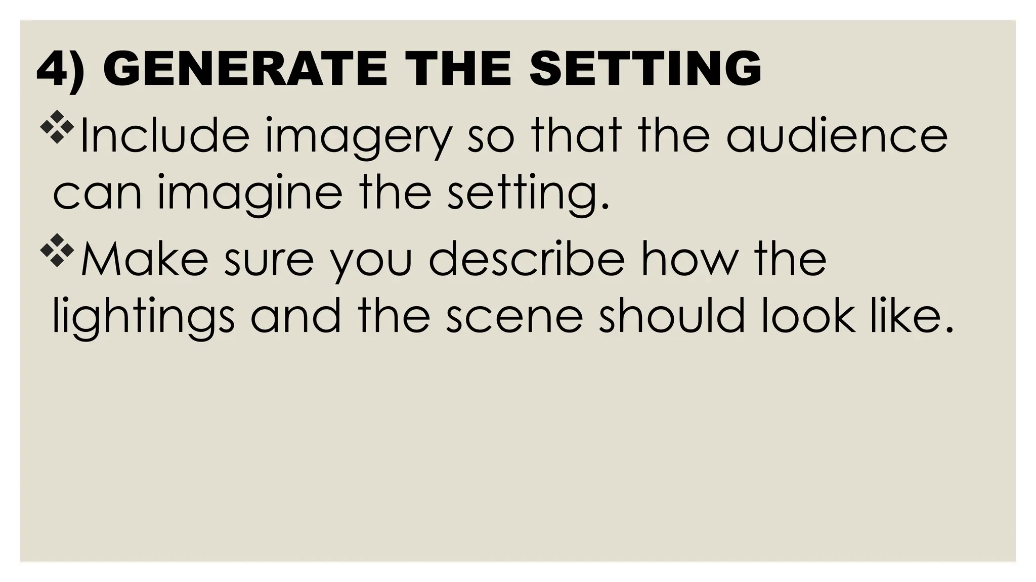 Writing a scene for one-act play creative writing.pptx