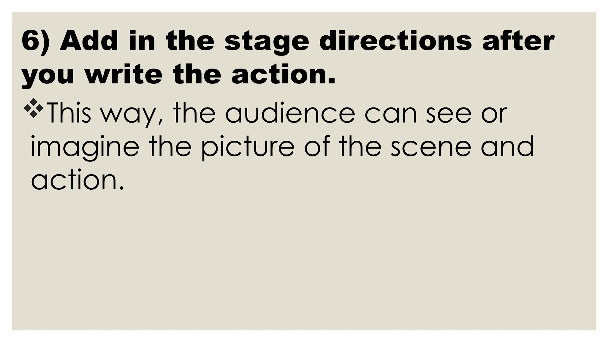 Writing a scene for one-act play creative writing.pptx