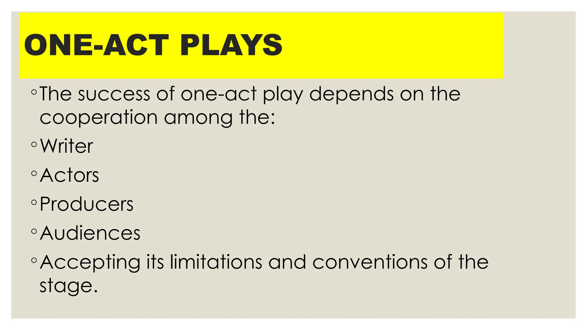 Writing a scene for one-act play creative writing.pptx