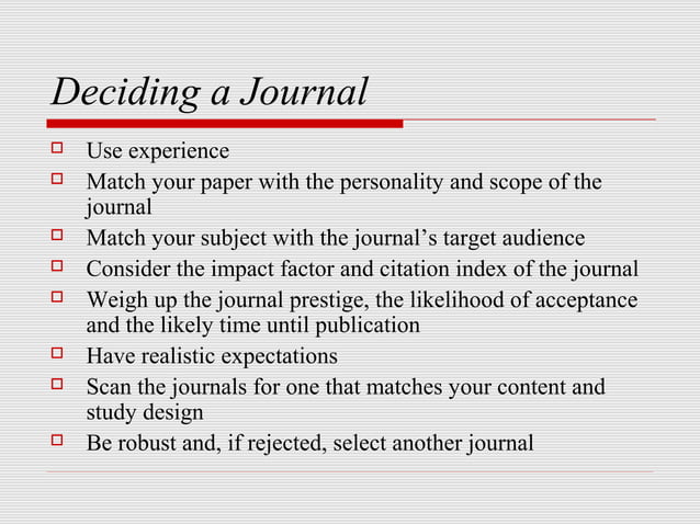 Writing a scientific paper | PPT