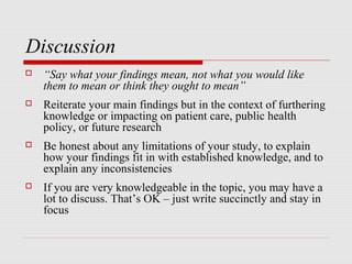 Writing a scientific paper | PPT