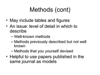 How to Write a scientific Paper in Science | PPT