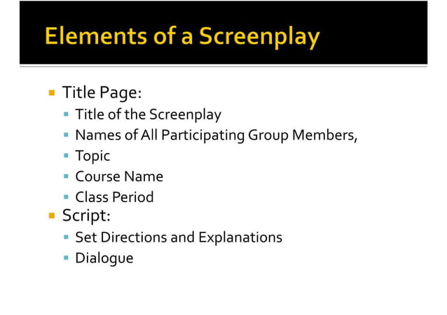 Writing A Script | PDF | Screenwriting | Content Production