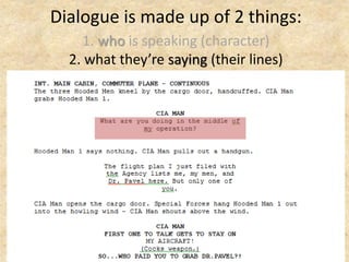 Writing a film script (introduction to the basics) | PPTX