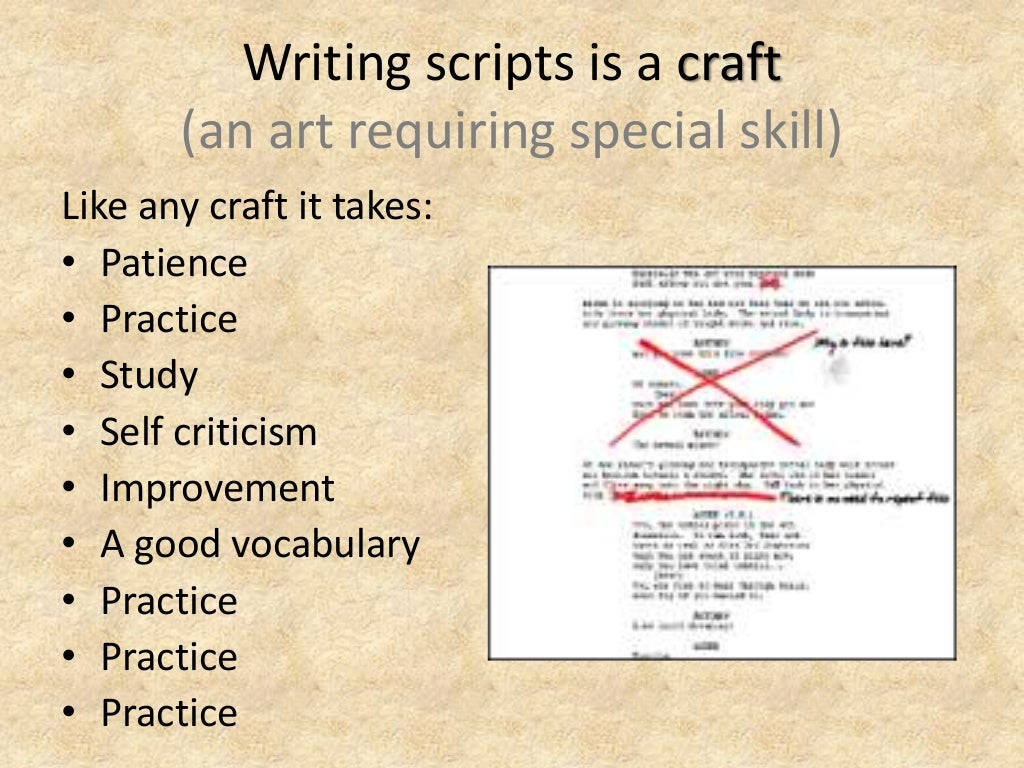 Writing A Film Script introduction To The Basics Writing A Film Script introduction To The Basics
