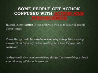 Writing screenplays - an introduction | PPTX