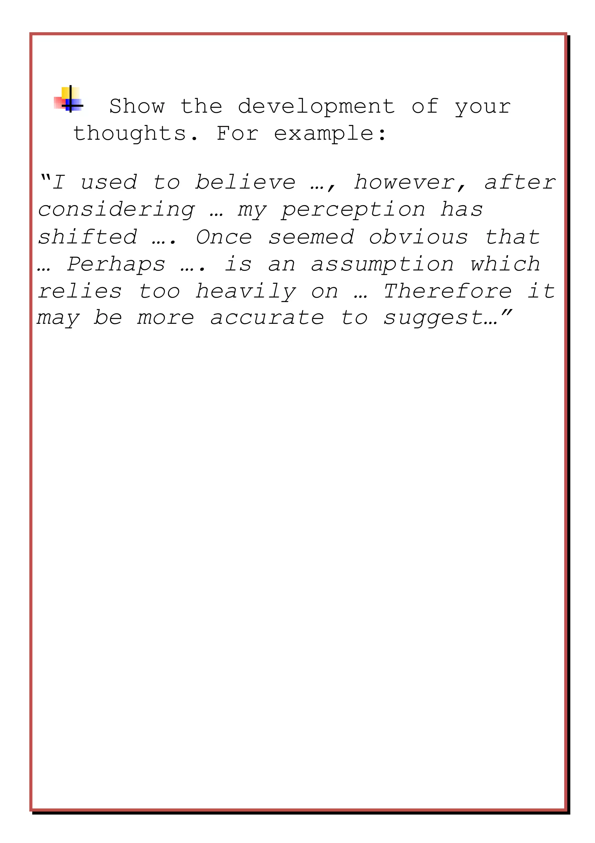 Writing a Short Reflection | PDF