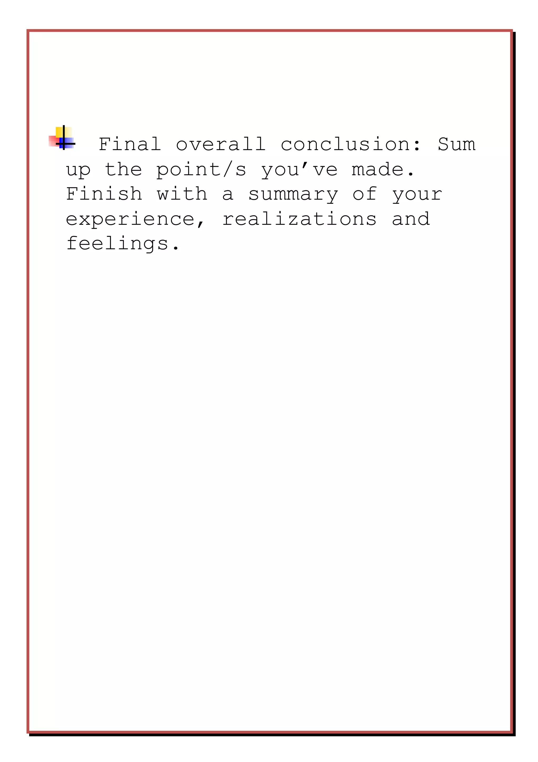 Writing a Short Reflection | DOCX