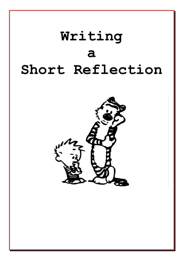 Writing a Short Reflection | PDF